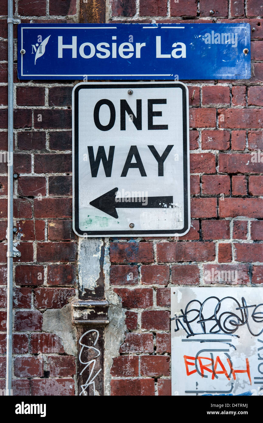 Melbourne's Hosier Lane is a celebrated landmark where legal street art ...