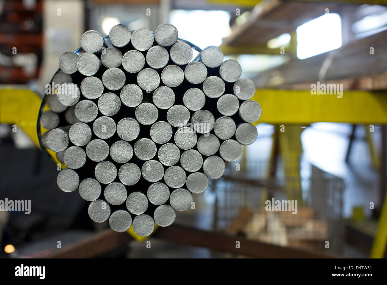 Close up of metal pipes in plant Stock Photo - Alamy