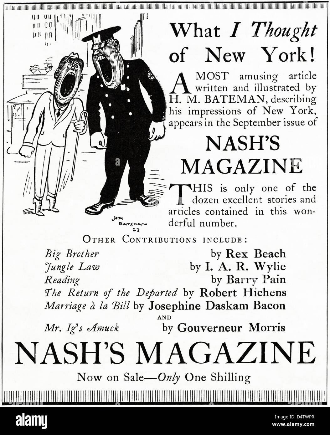 Original 1920s period vintage advertisement hi-res stock photography ...