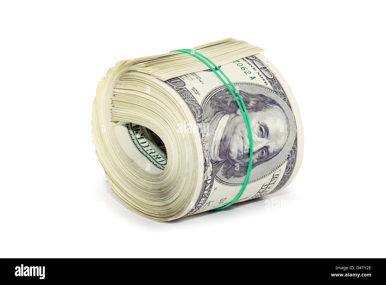 lot of money isolated on white background Stock Photo - Alamy