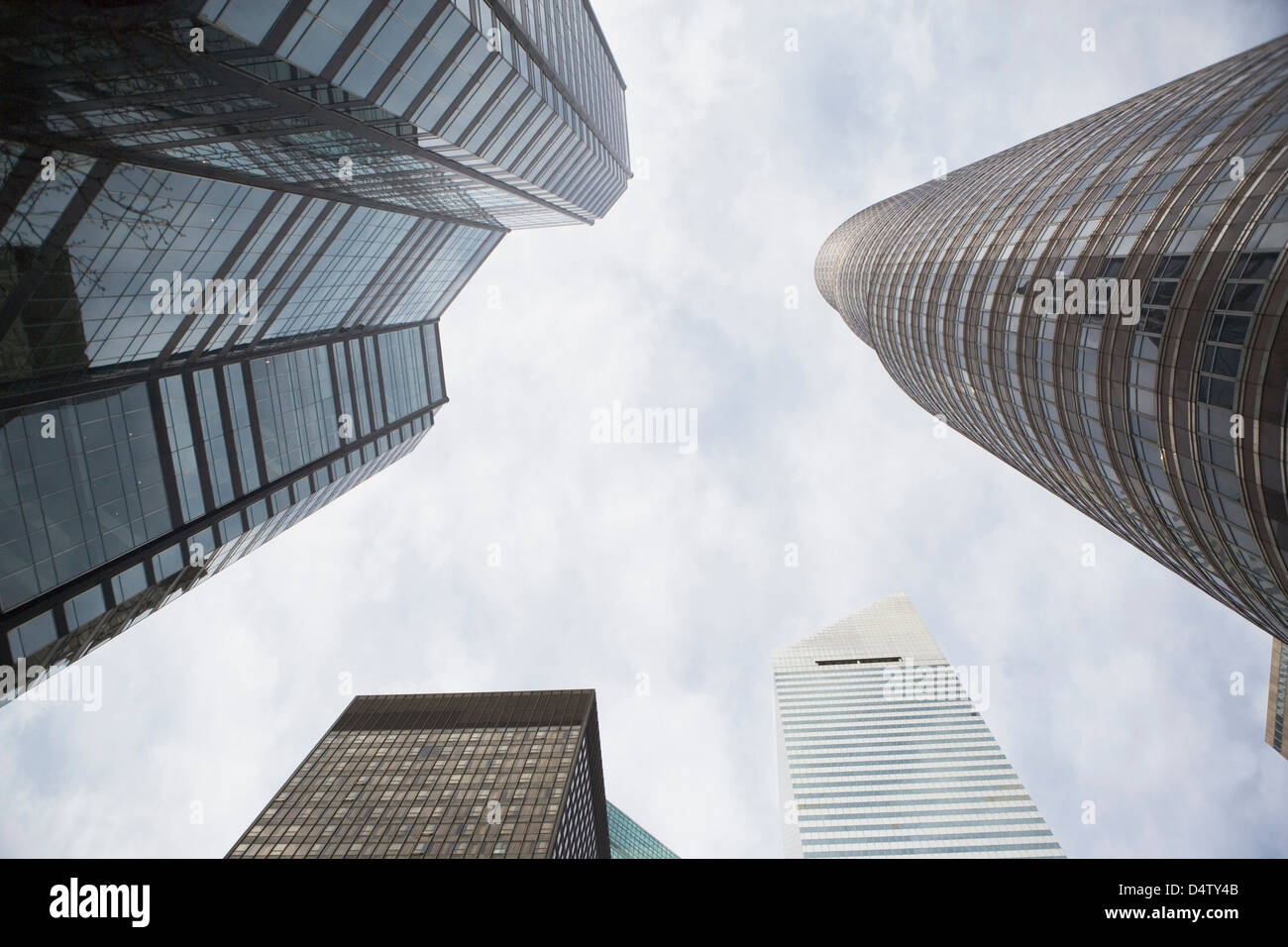 View at skyscrapers hi-res stock photography and images - Alamy