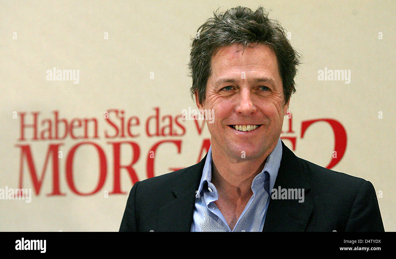 British actor Hugh Grant poses during a photo call on the occasion of ...