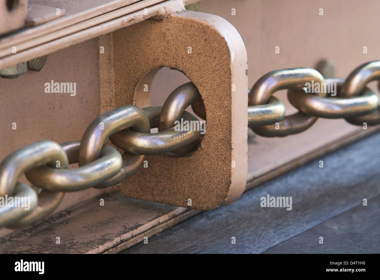 Close up of chains and metal Stock Photo - Alamy