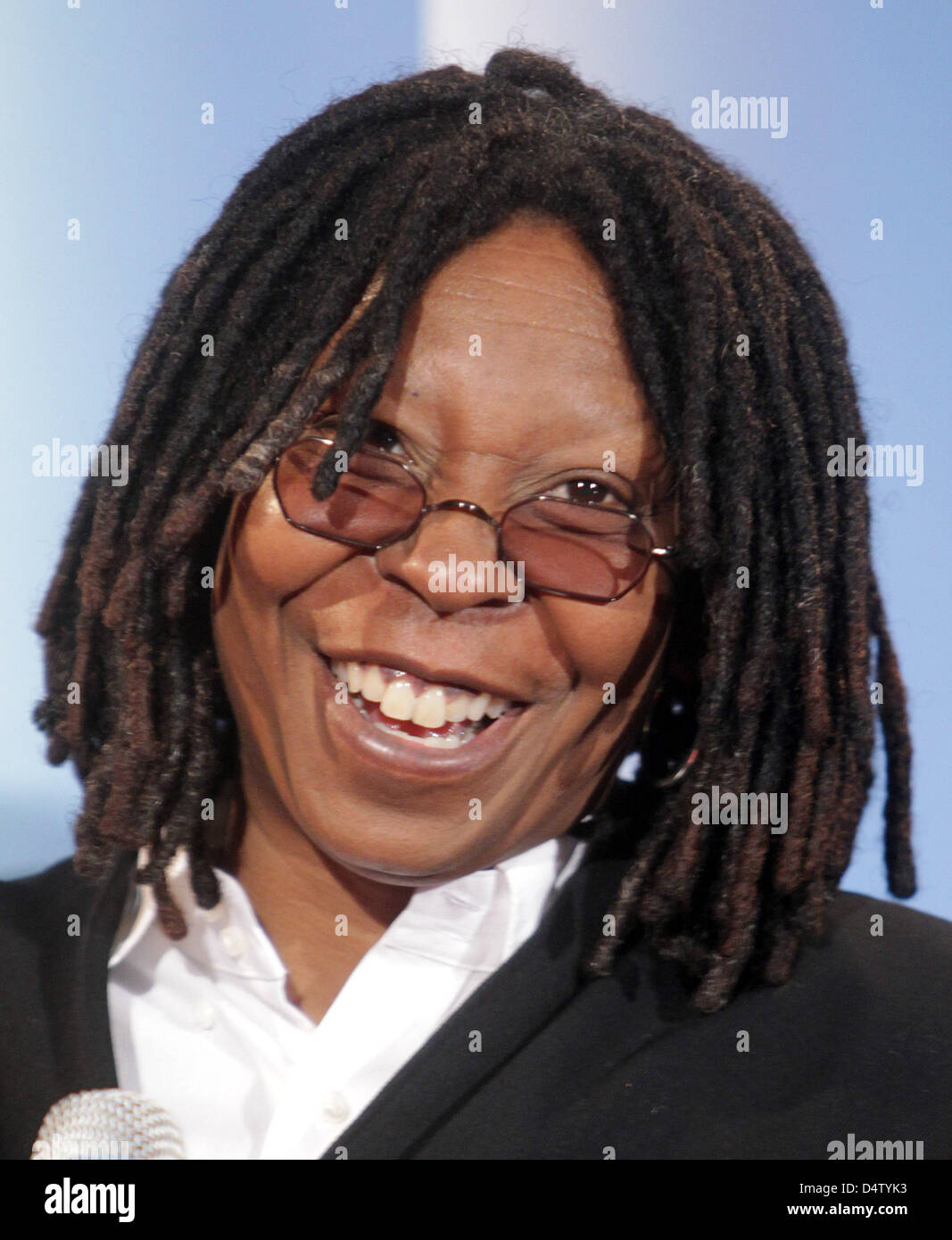 US actress Whoppi Goldberg poses during a press conference on the ...