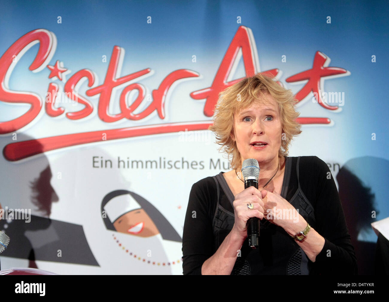 Carline Brouwer during a press conference on the musical 'Sister Act ...