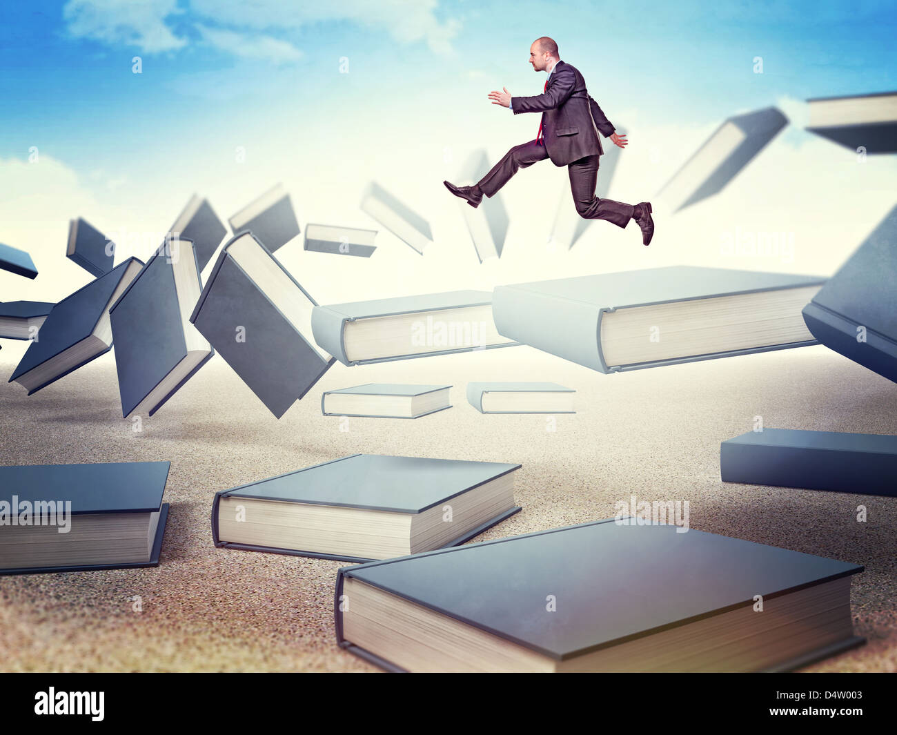 Flying books hi-res stock photography and images - Alamy