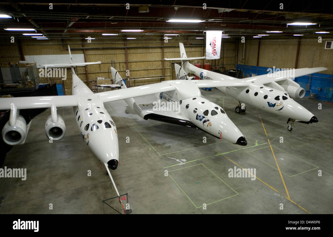 The handout photo dated 07 December 2009 shows SpaceShipTwo' (M ...