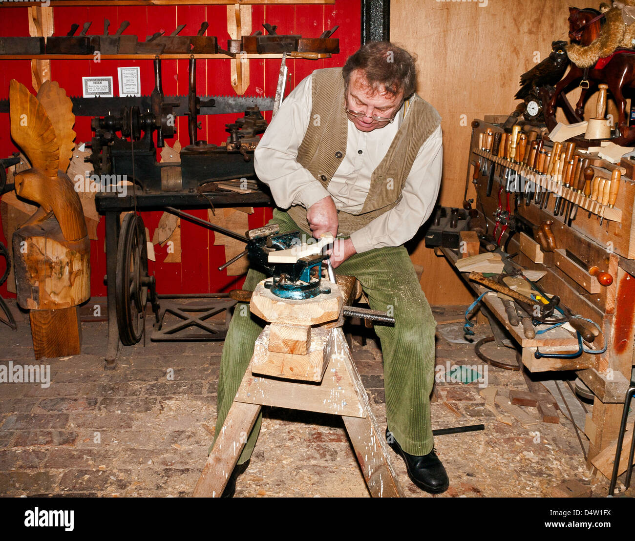 The Carpenter, Blists Hill, Shropshire Stock Photo - Alamy