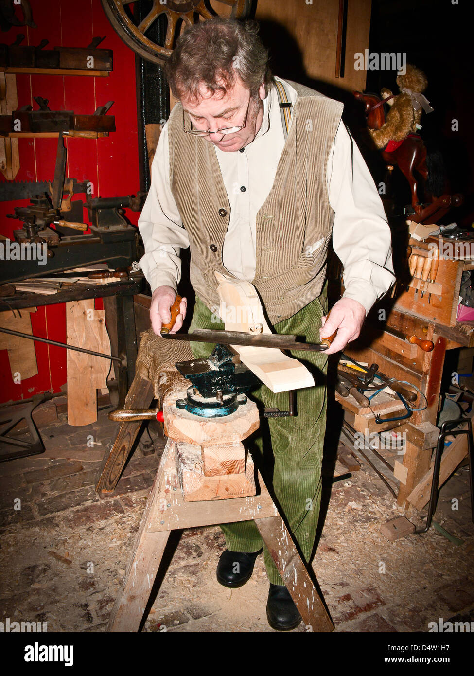 The Carpenter, Blists Hill, Shropshire Stock Photo - Alamy