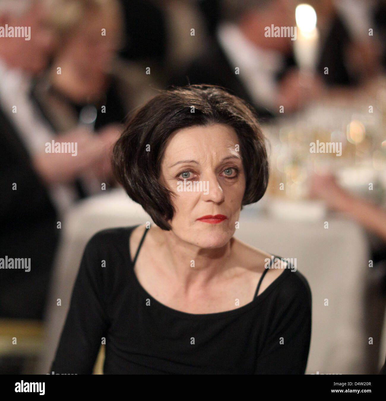 German writer Herta Mueller pictured during the banquet after the award ...