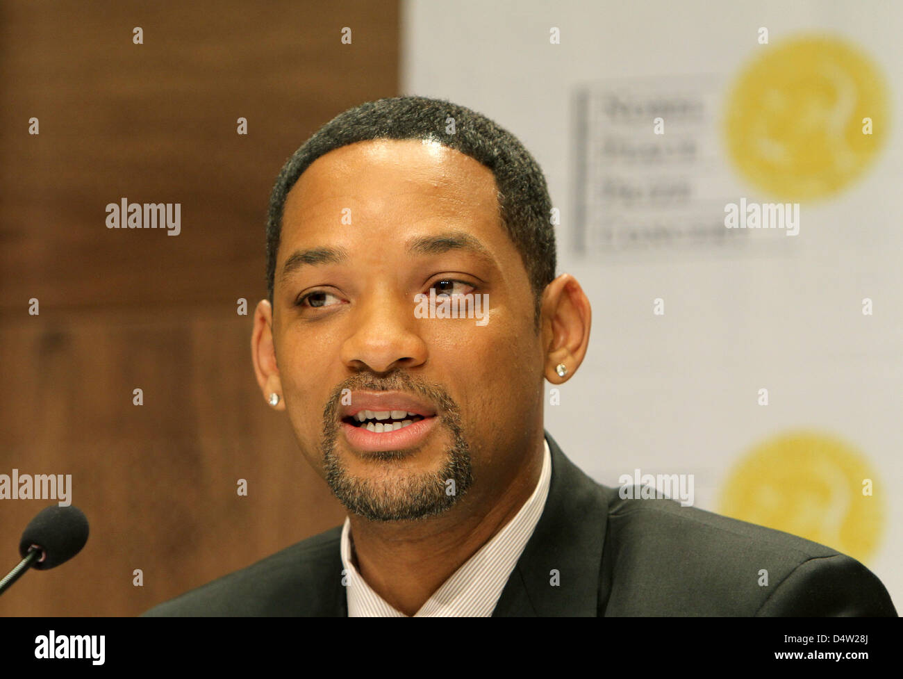 US actor Will Smith pictured during a press conference prior the Nobel ...