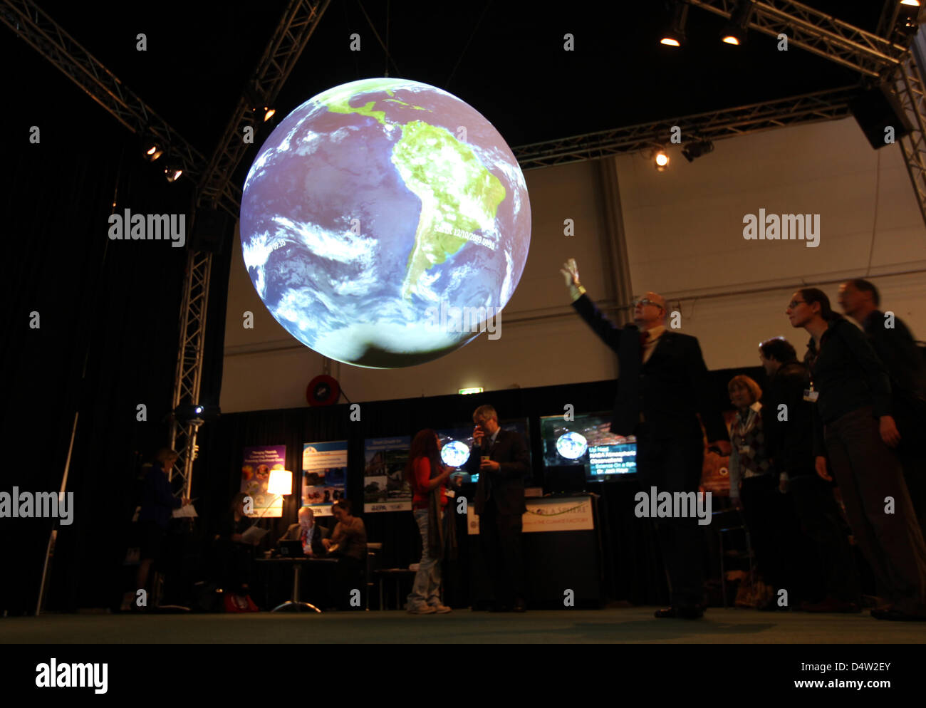 Delegates pictured at the COP15 United Nations Climate Change ...