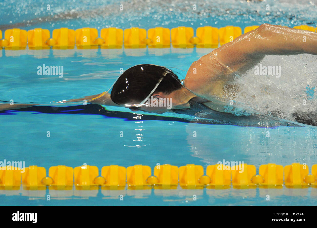 German swimmer Paul Biedermann in action during the men's 200m ...
