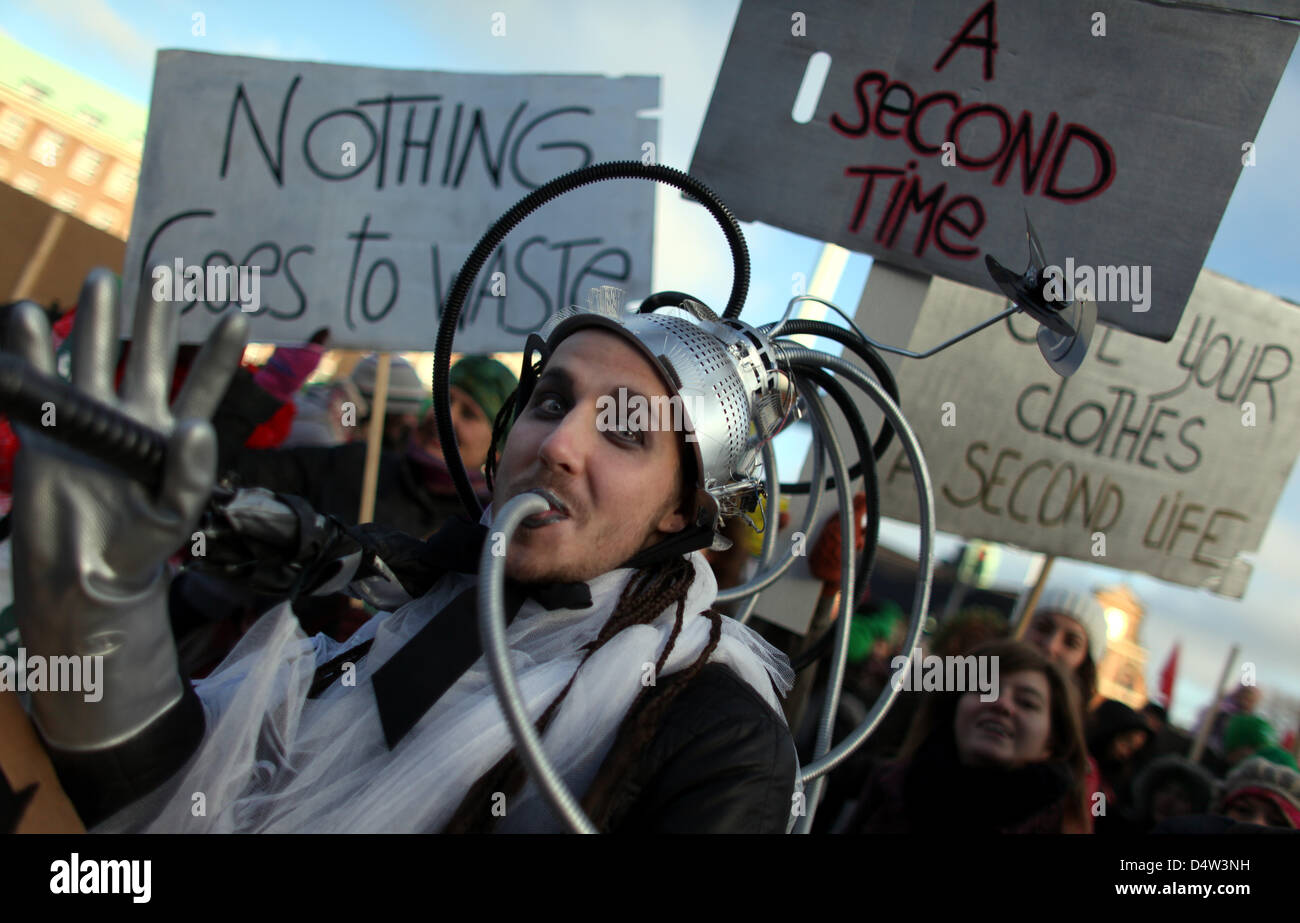 Climate activist stage a demonstration on the sidelines of the UN World ...