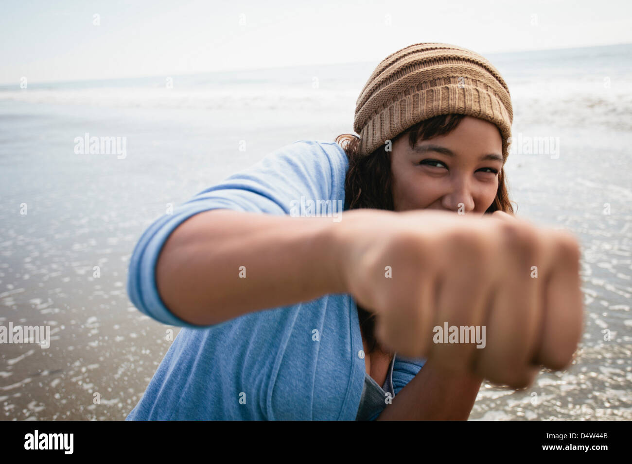 Woman fists hi-res stock photography and images - Alamy