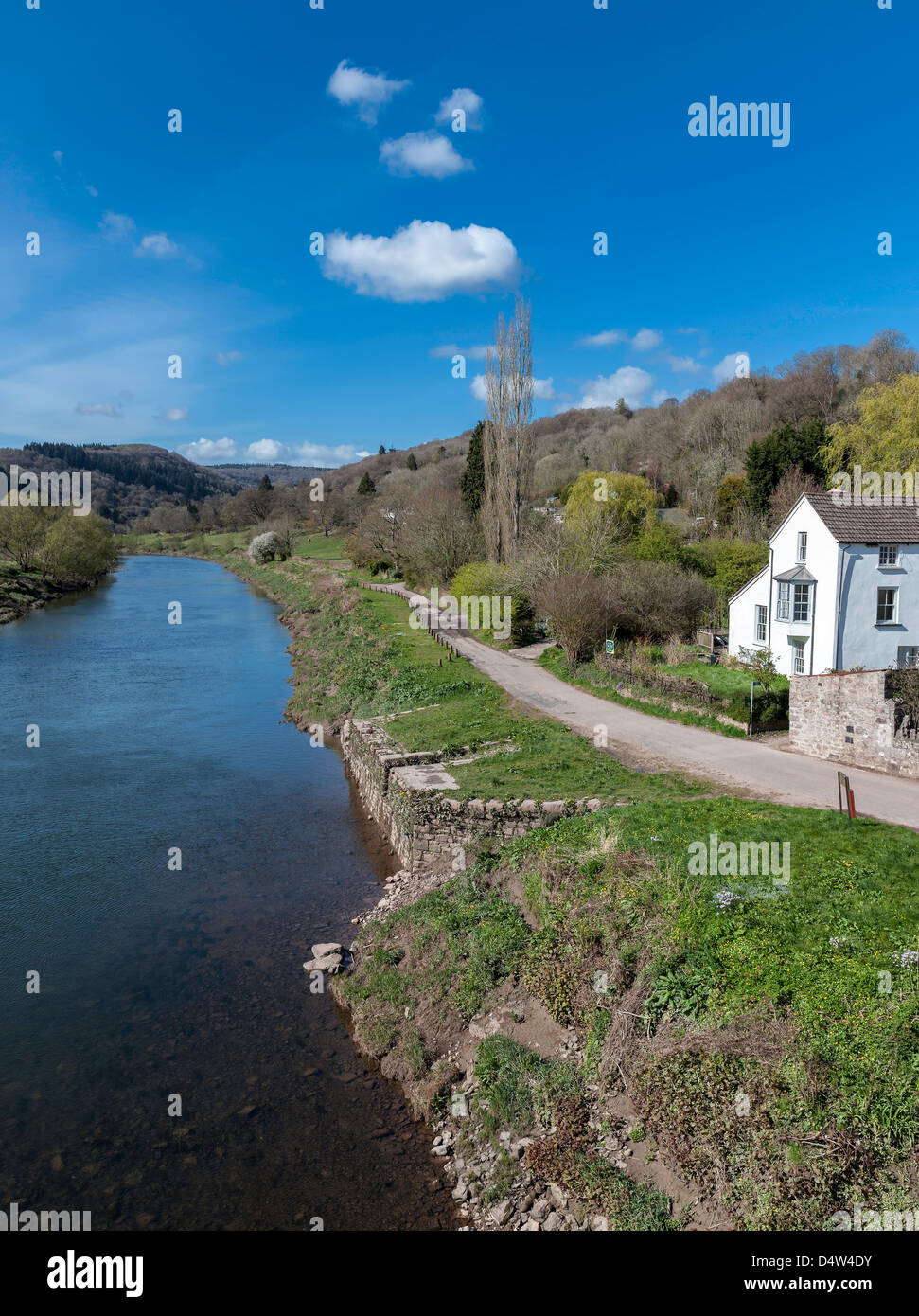 RIVER WYE AT BROCKWEIR , ENGLAND UK Stock Photo - Alamy