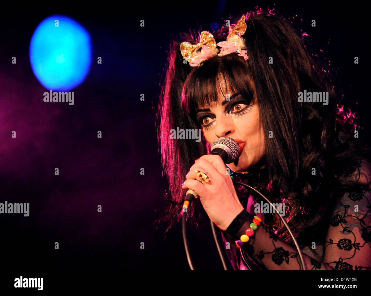 German singer Nina Hagen performs during her charity concert 'Jesus is ...