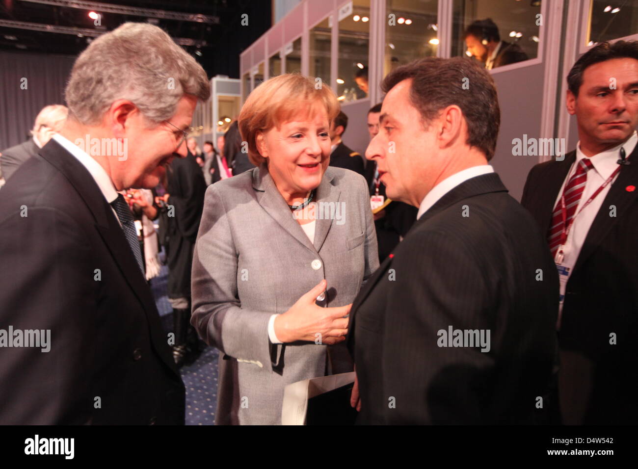 German Chancellor Angela Merkel gives a speech at the World Climate ...