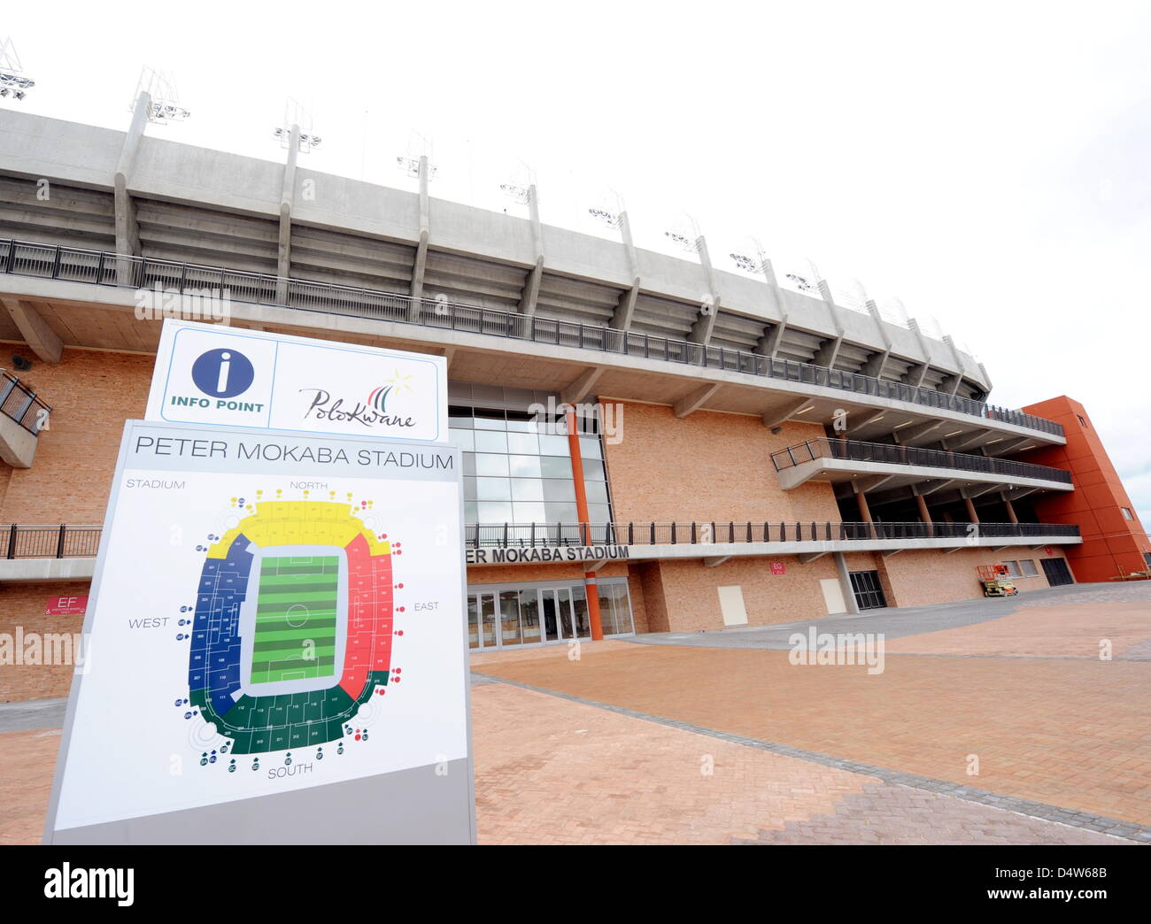 The Peter Mokaba Stadium pictured in Polokwane, South Africa, 11 ...