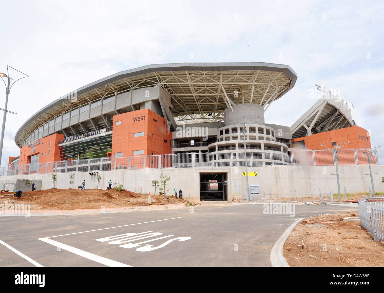 The Peter Mokaba Stadium pictured in Polokwane, South Africa, 11 ...
