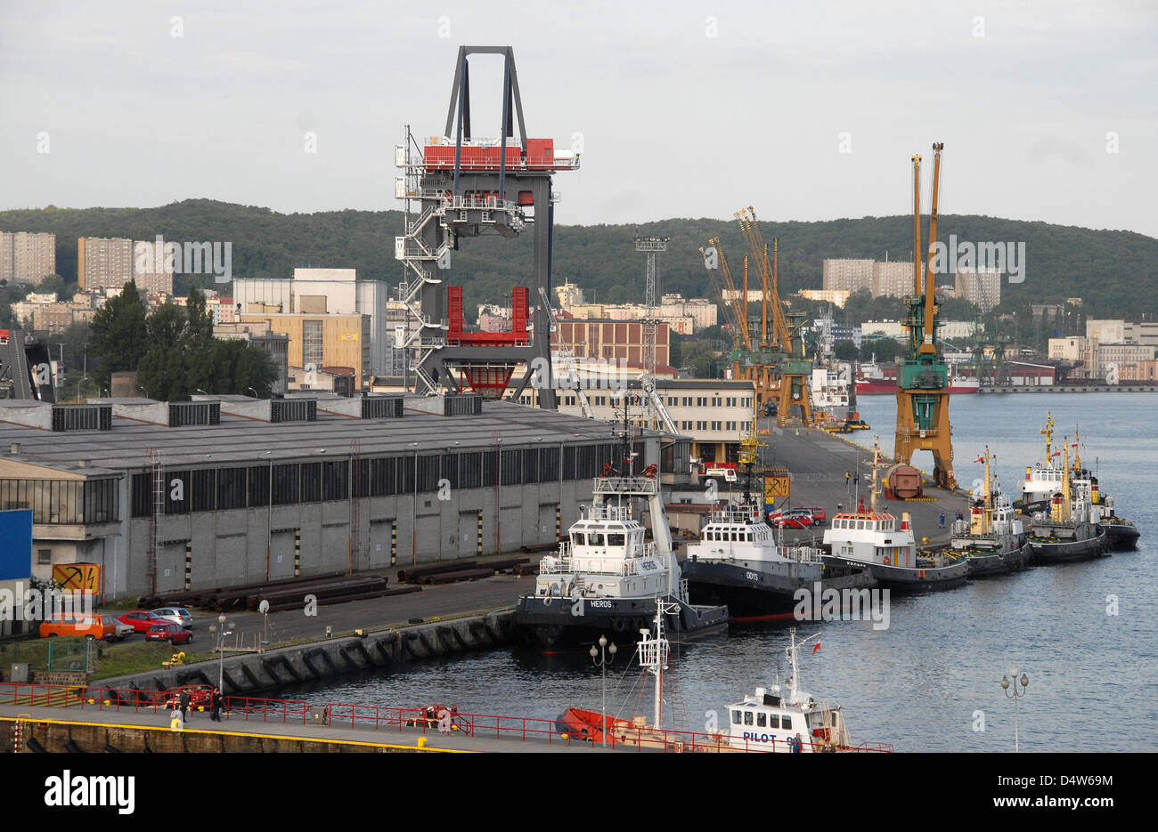 The harbour of Gdynia at the Baltic Sea pictured in Gdynia, Poland, 01 ...