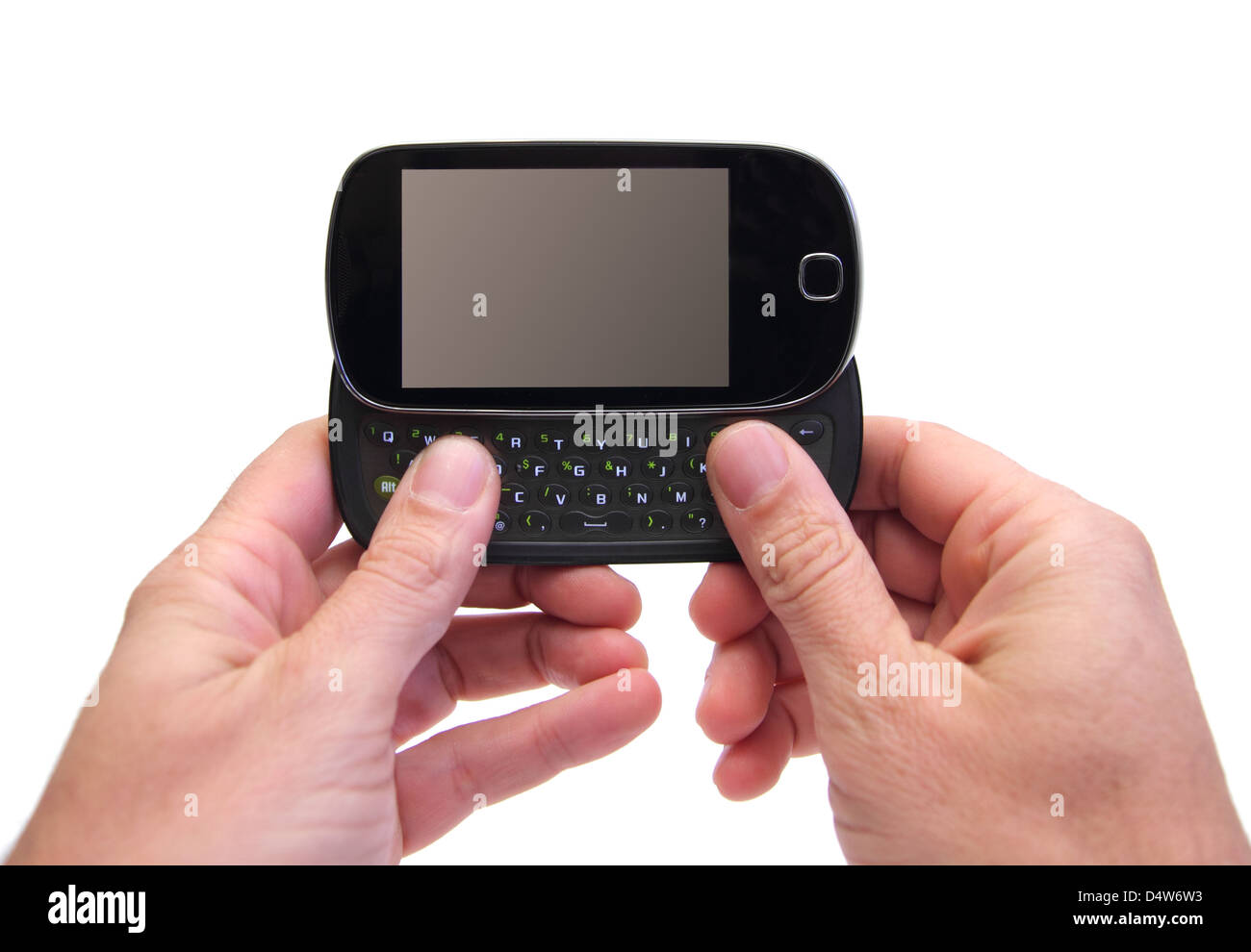 Black hand text message hi-res stock photography and images - Alamy