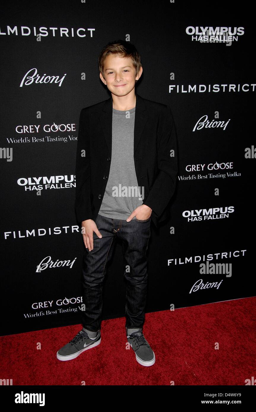 Finley Jacobsen at arrivals for OLYMPUS HAS FALLEN Premiere, Cinerama ...