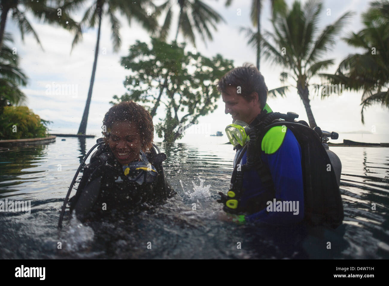 Splashing in water hi-res stock photography and images - Alamy