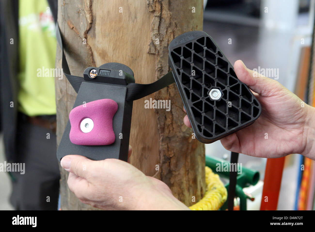 Economy general bark tree climbing system hands hi-res stock ...