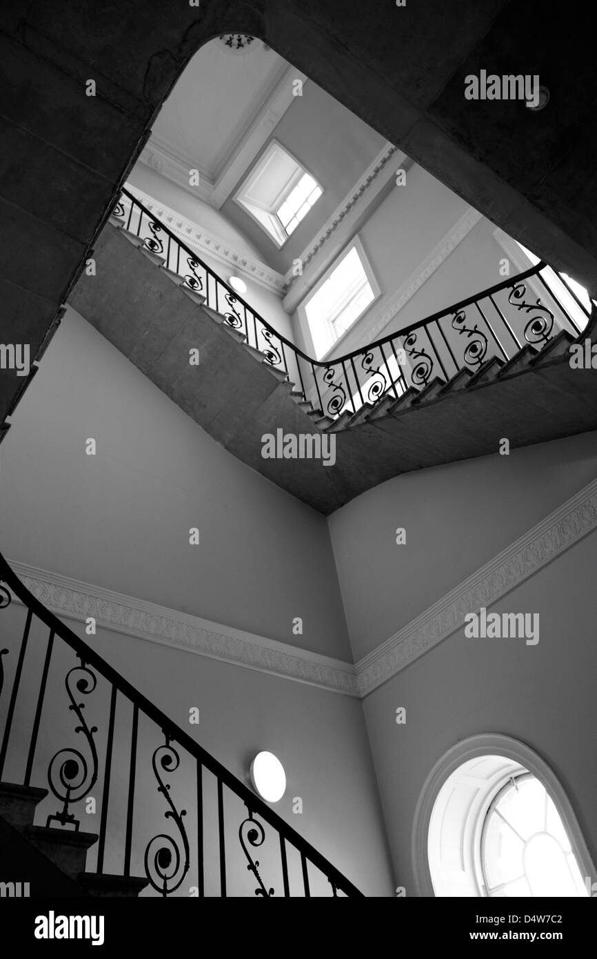 Interior of somerset house Black and White Stock Photos & Images - Alamy