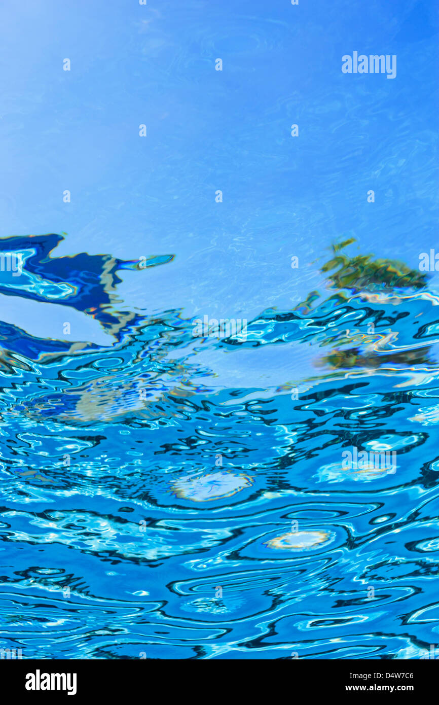 Ripples viewed from underwater Stock Photo - Alamy