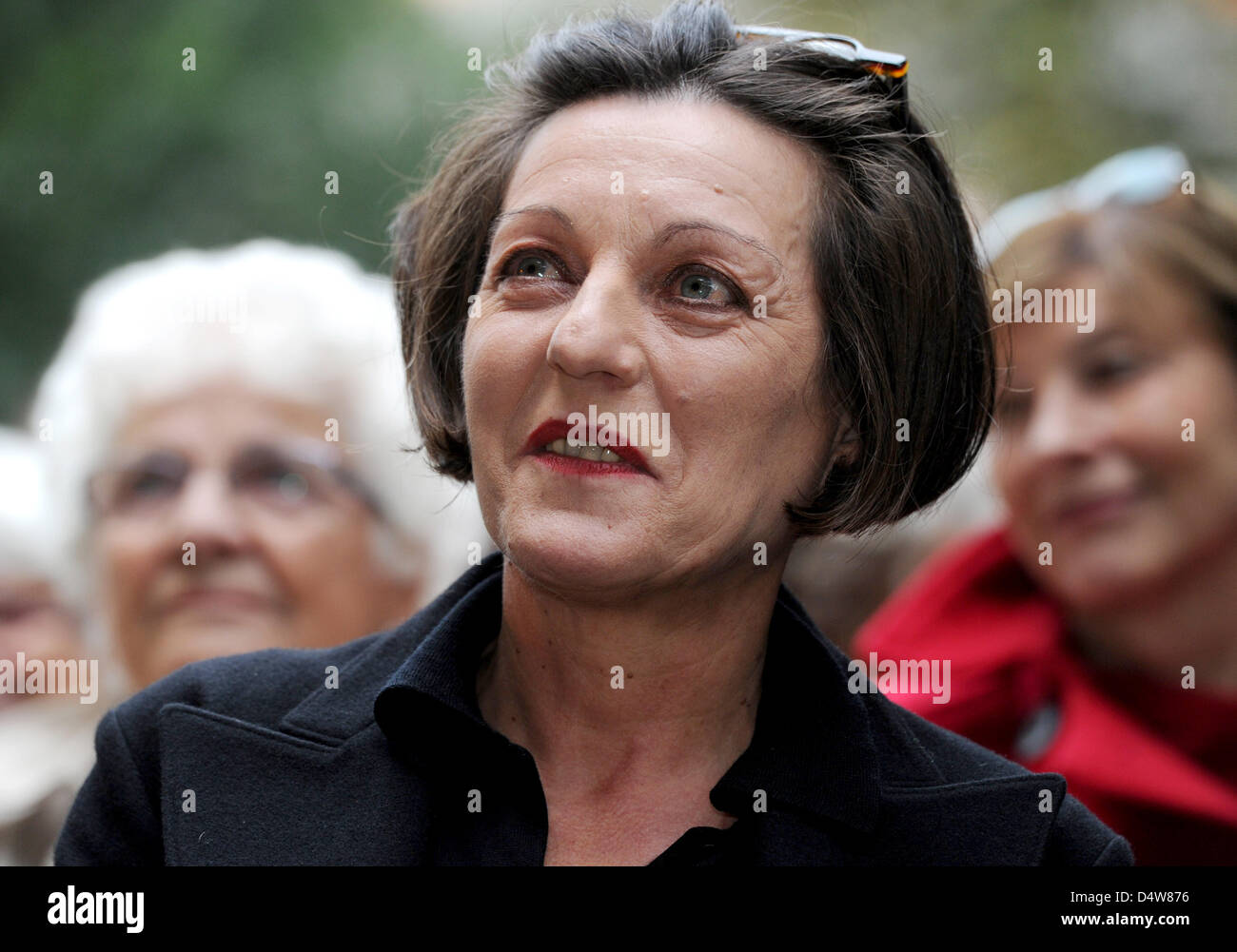 German Nobel Literature Prize laureate Herta Mueller visits her ...