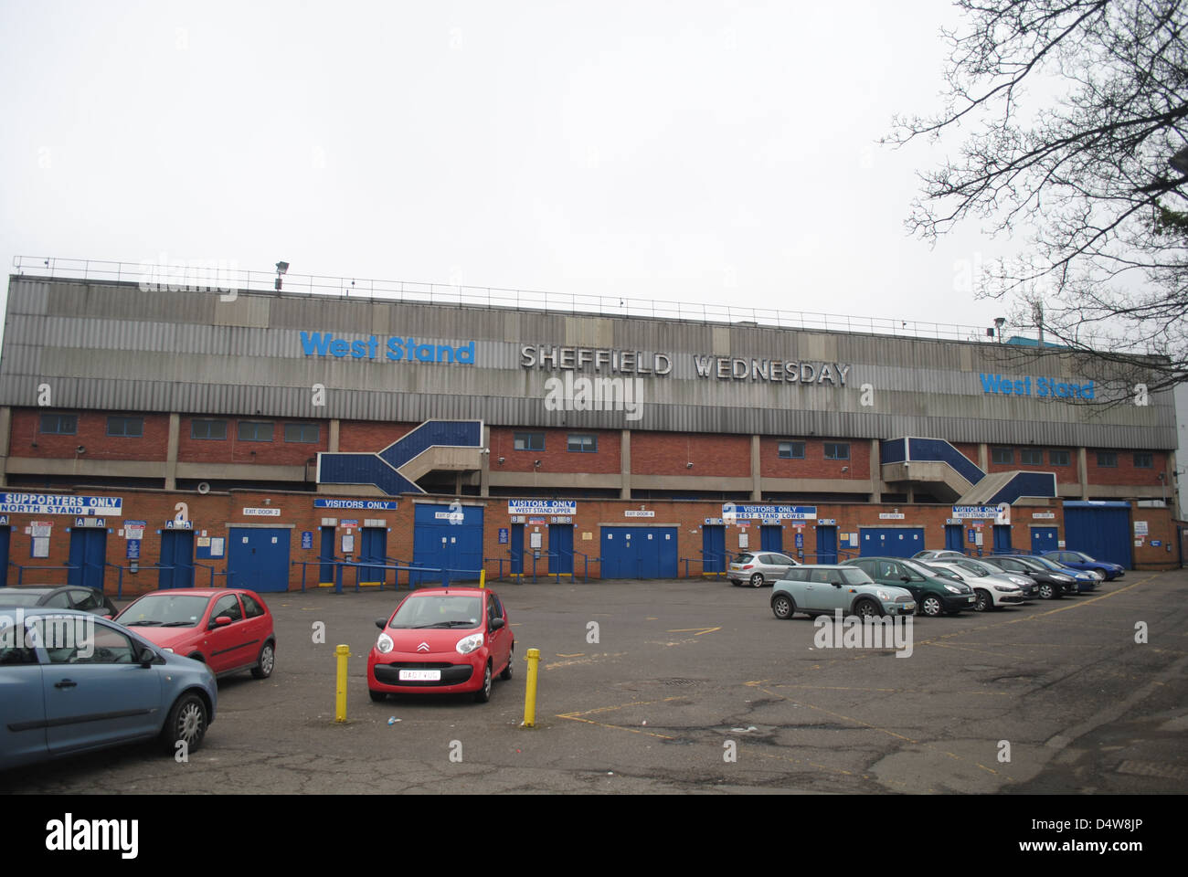 Sheffield Wednesday FC West Stand Stock Photo - Alamy