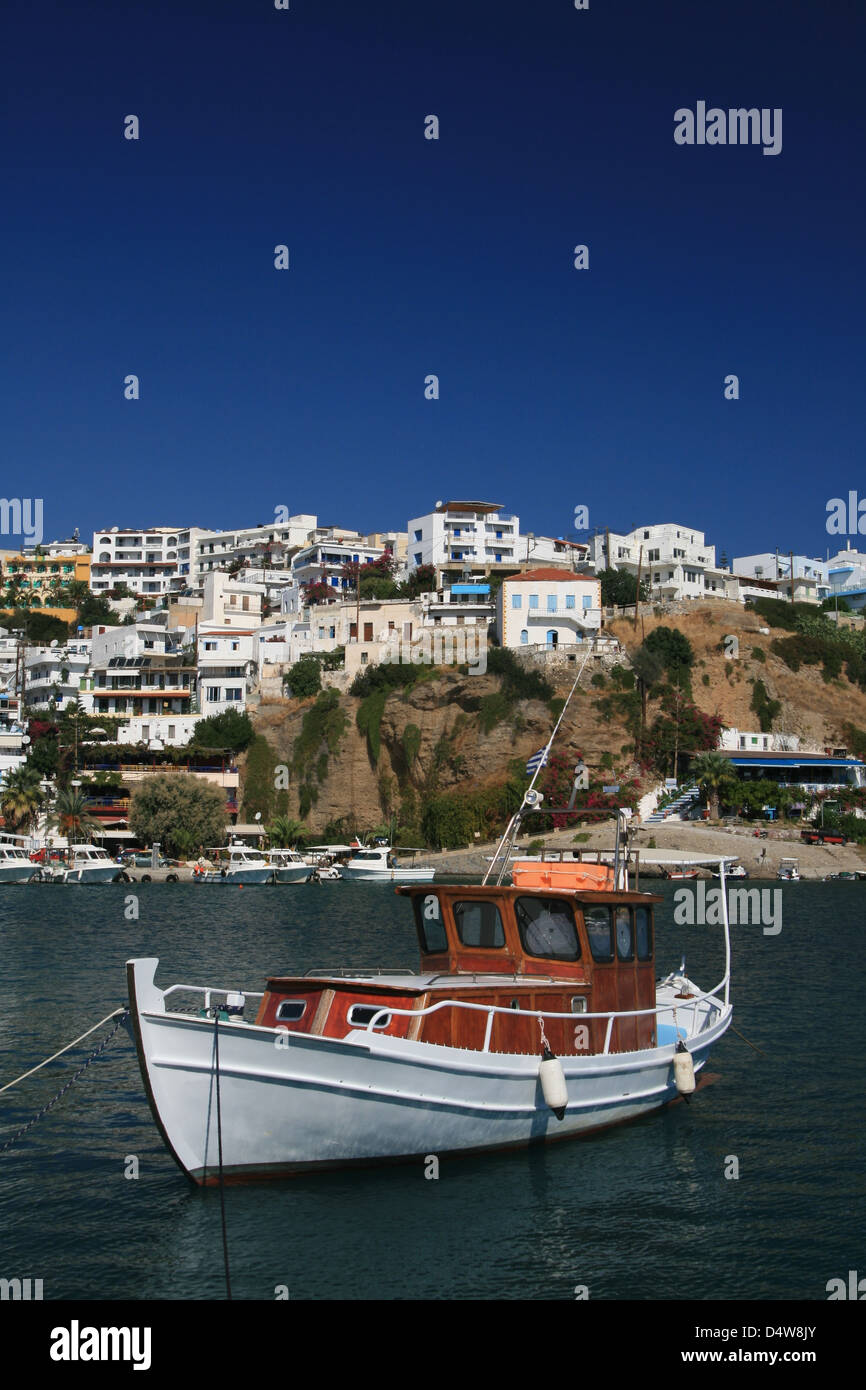 Agia galini harbour hi-res stock photography and images - Alamy