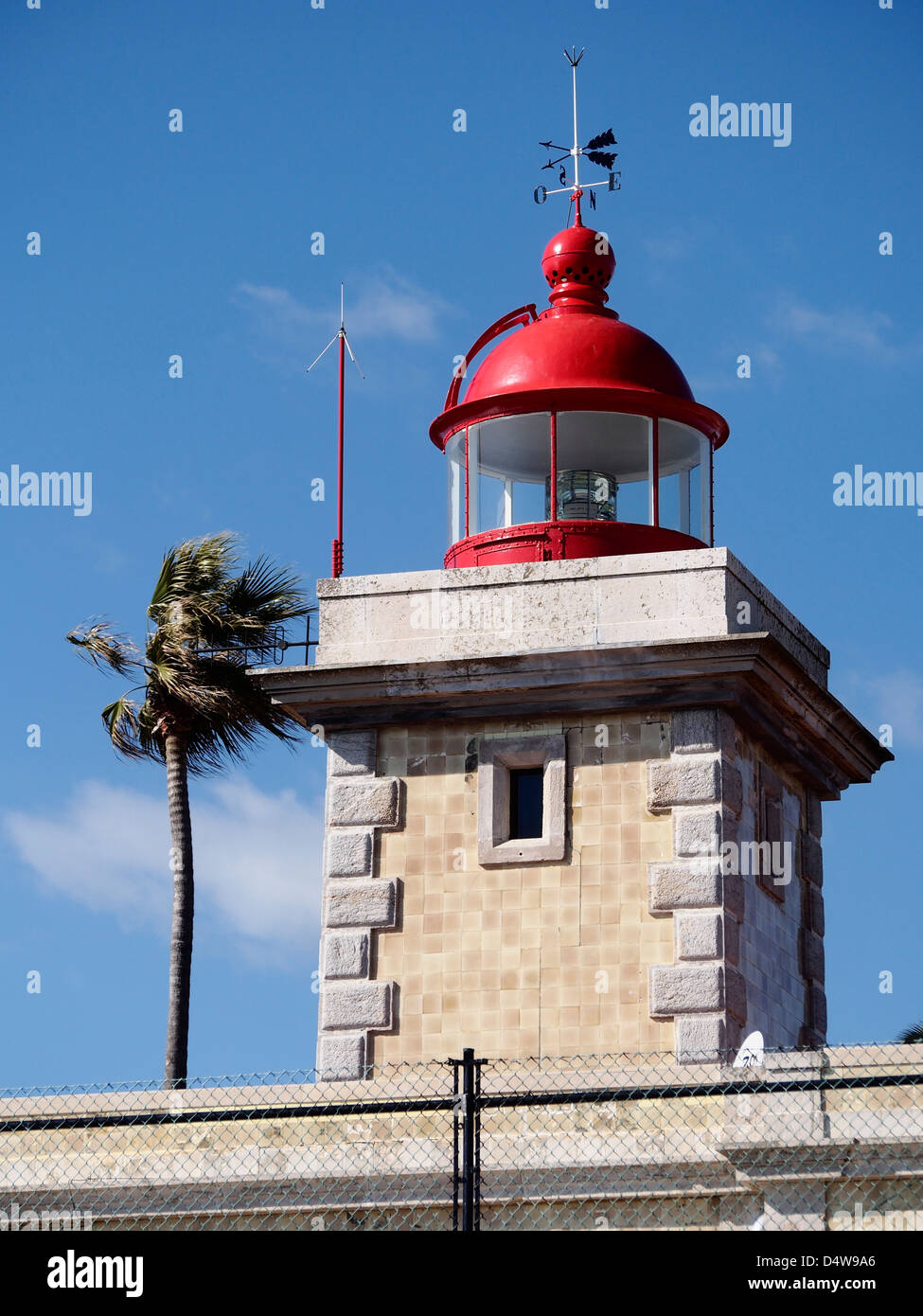 LIGHTHOUSE AT LAGOS PORTUGAL Stock Photo - Alamy
