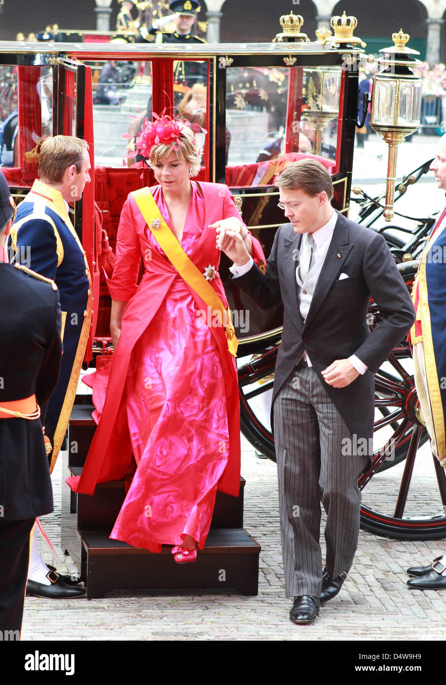 Prince constantijn netherlands wife princess hi-res stock photography ...