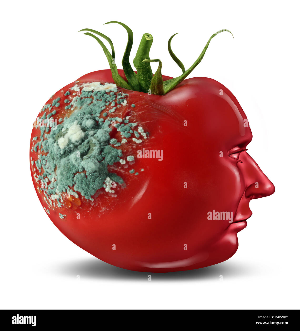 Brain decay and dementia and aging as memory loss concept for human ...