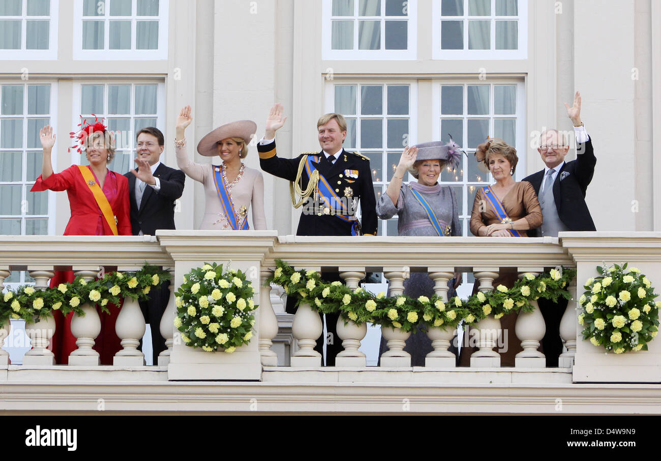 (L-R) Princess Laurentien of the Netherlands, Prince Constantijn of the ...