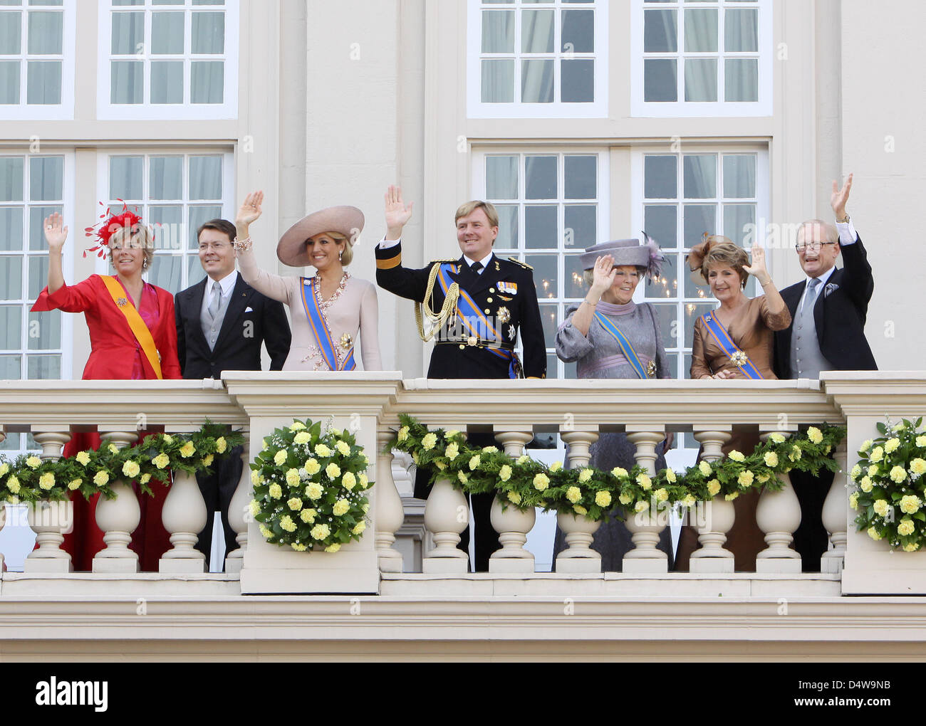 (L-R) Princess Laurentien of the Netherlands, Prince Constantijn of the ...