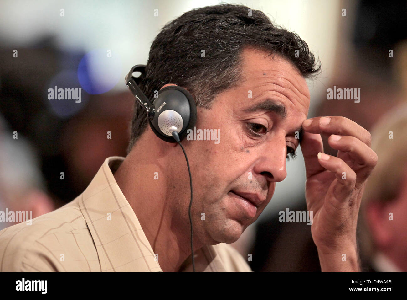 Palestinian Ismail Khatib attends the Award Ceremony of the Hessian ...