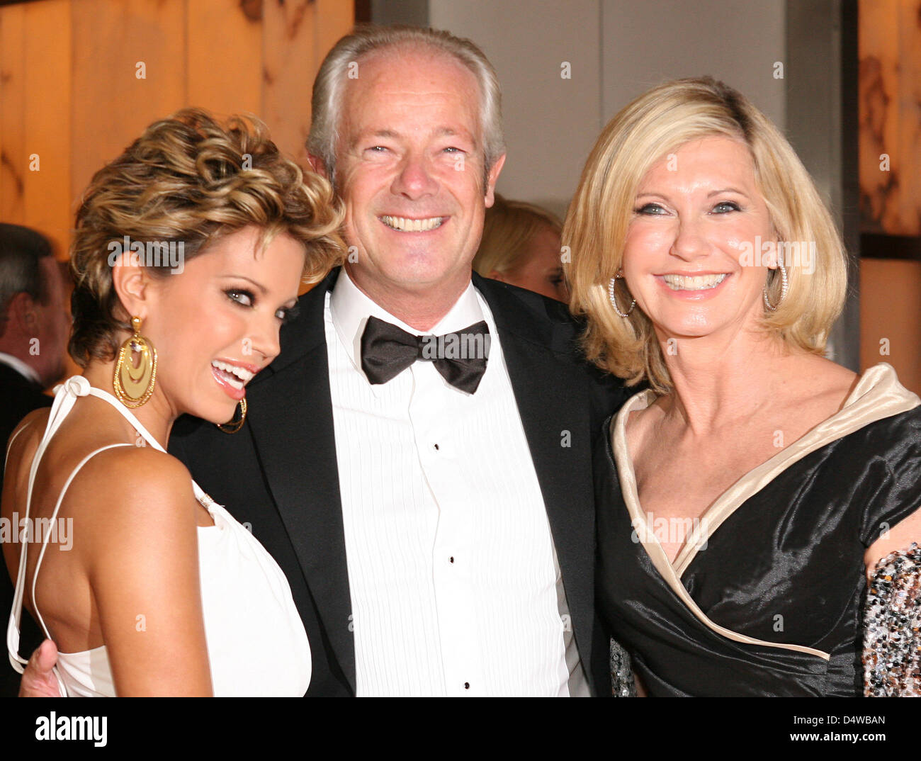 Dutch model Sylvie van der Vaart (L), Director of the Perfumeries ...