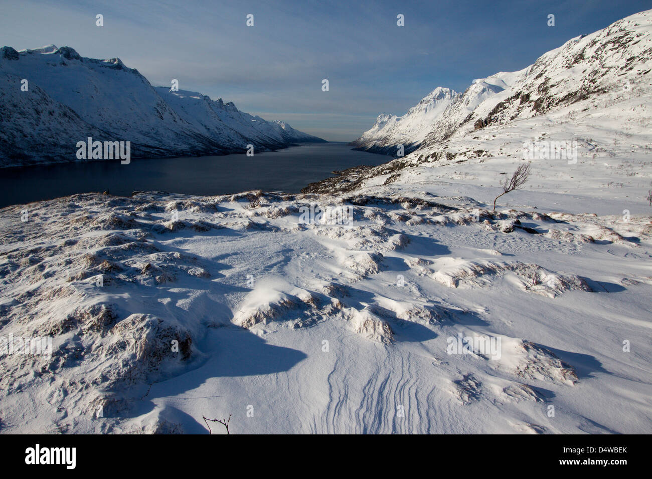 troms tromso arctic norway winter Stock Photo - Alamy