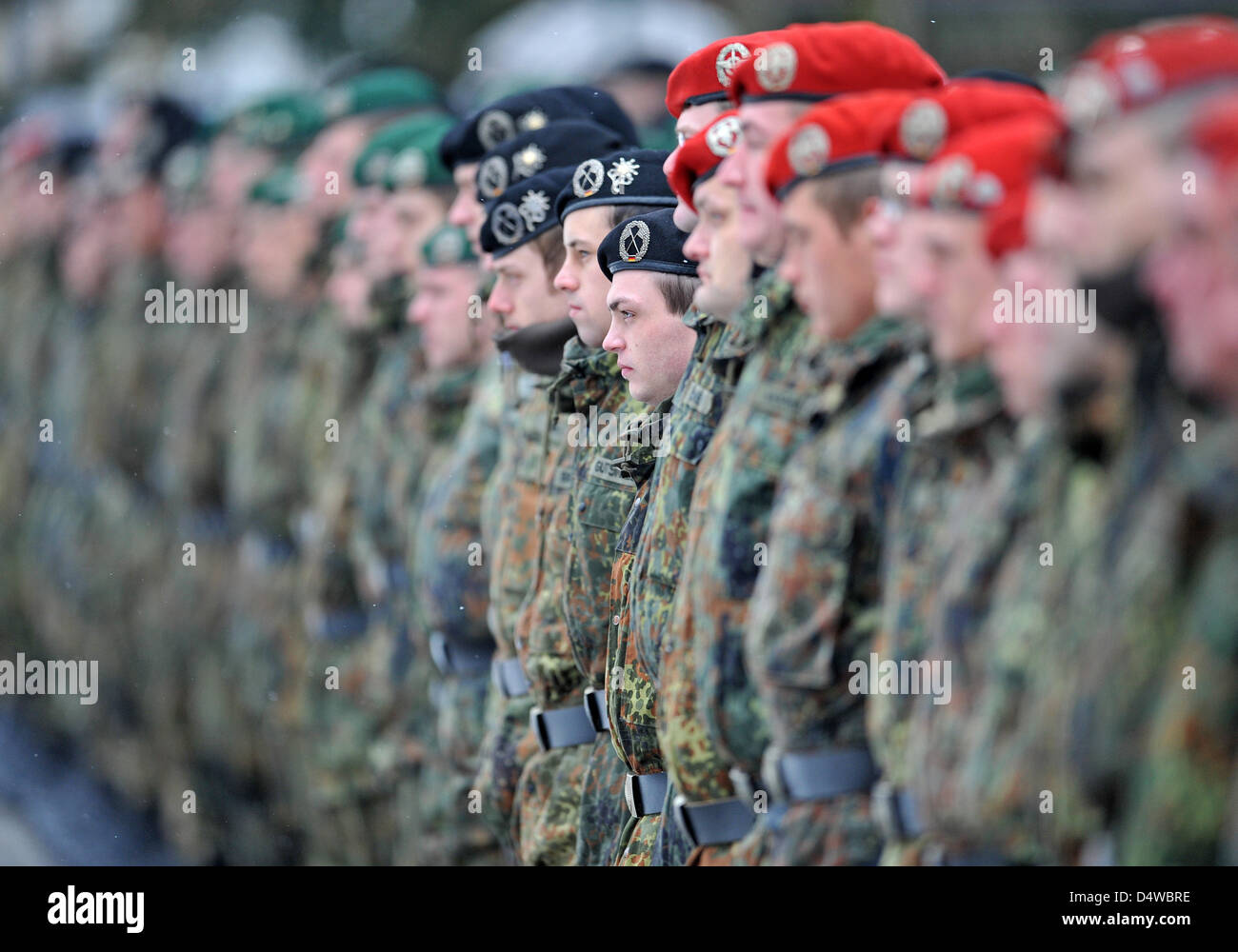 (FILE) - A file picture dated 11 March 2010 shows soldiers of the Tenth ...