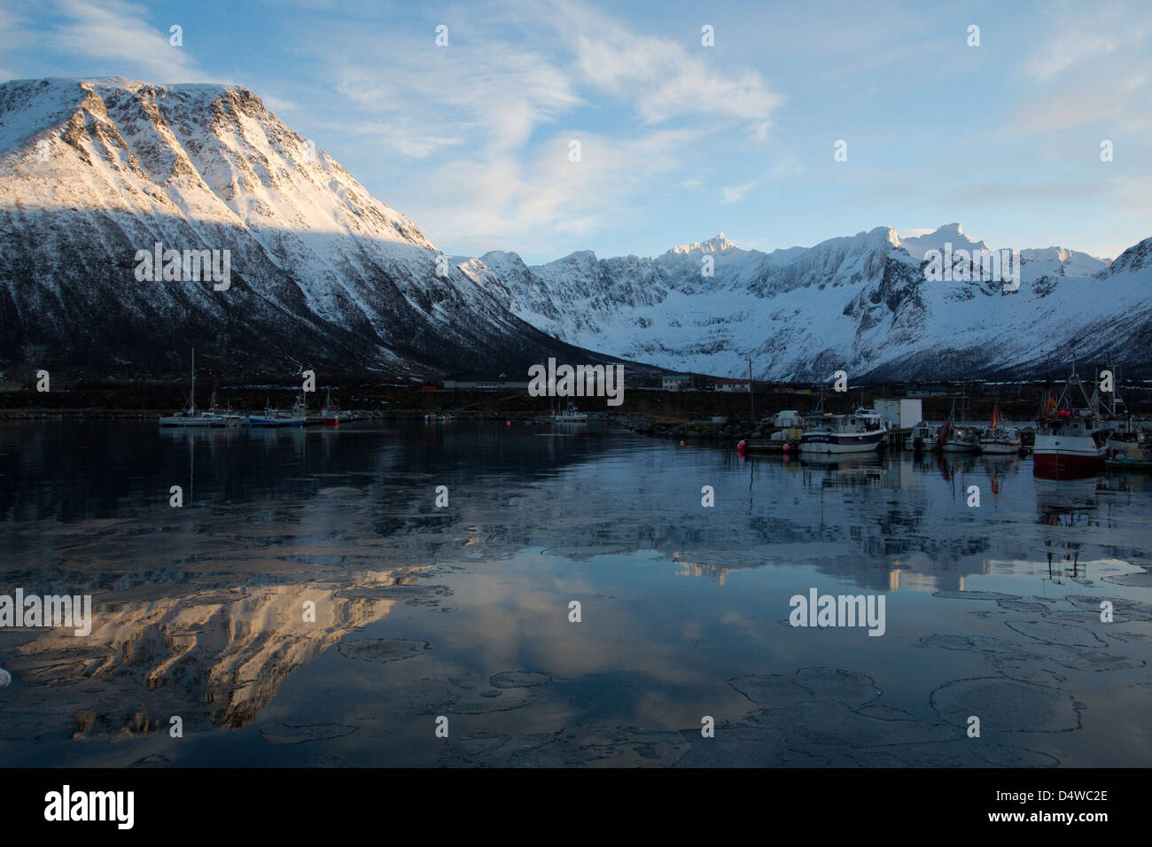 troms tromso arctic norway winter Stock Photo - Alamy