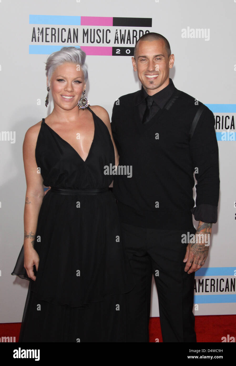 US singer Pink and her husband Carey Hart arrives for the 38th Annual ...
