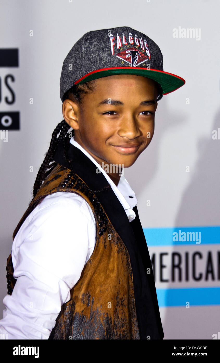 US actor Jaden Smith arrives for the 38th Annual American Music Awards ...
