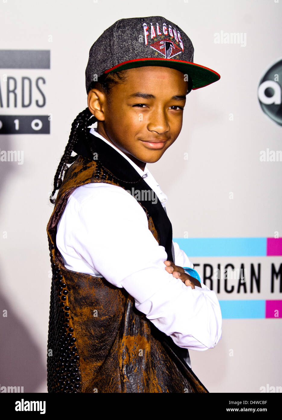 US actor Jaden Smith arrives for the 38th Annual American Music Awards ...