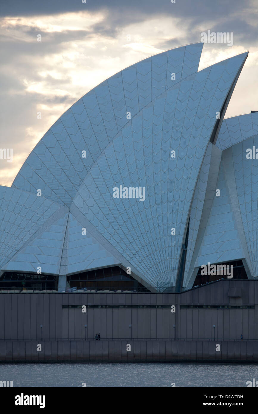 Close up details of the sails Sydney Opera House Sydney Australia Stock ...