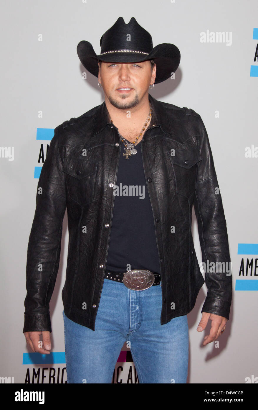 US singer Jason Aldean arrives for the 38th Annual American Music ...