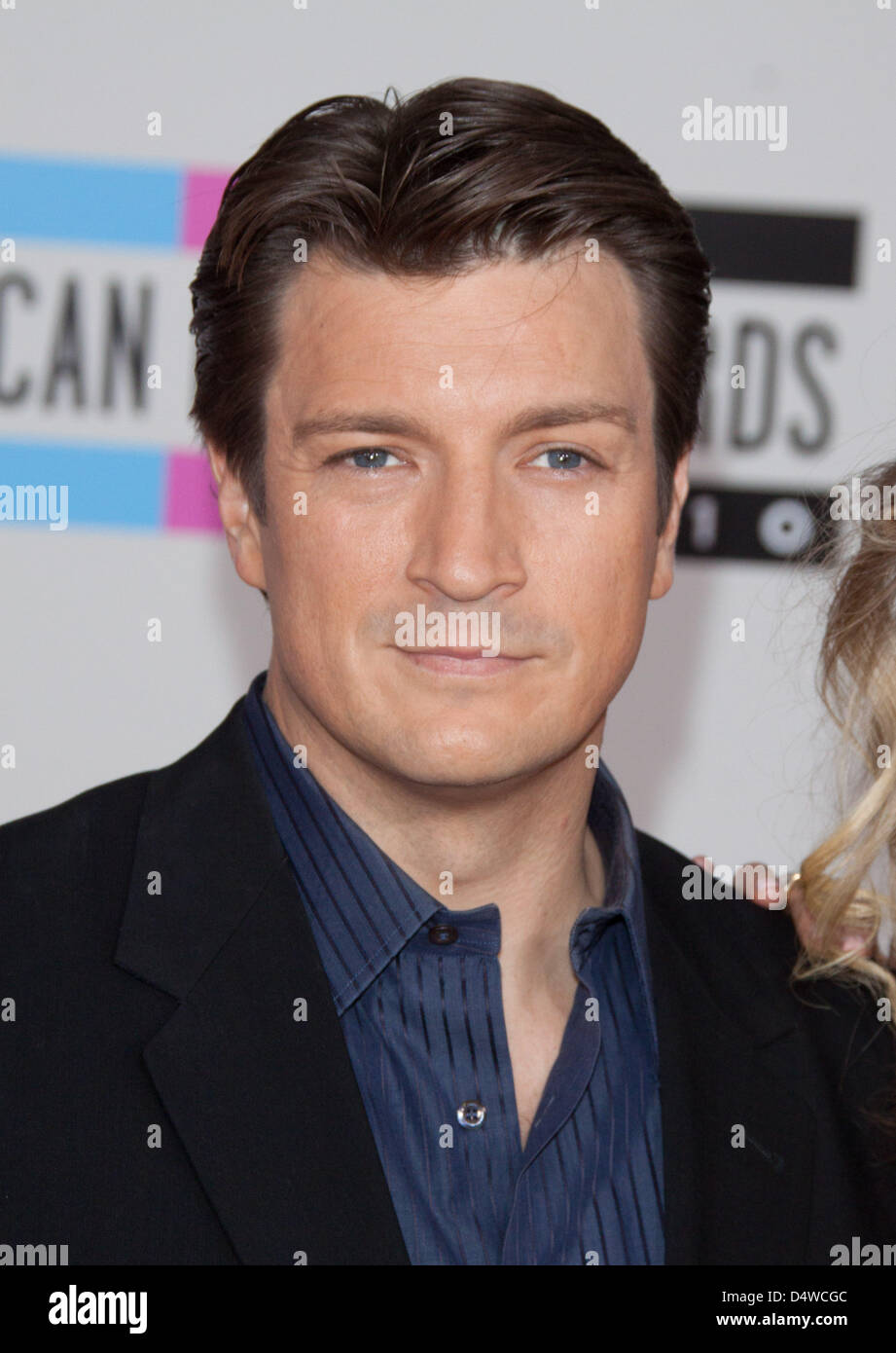 Canadian actor Nathan Fillion arrives for the 38th Annual American ...